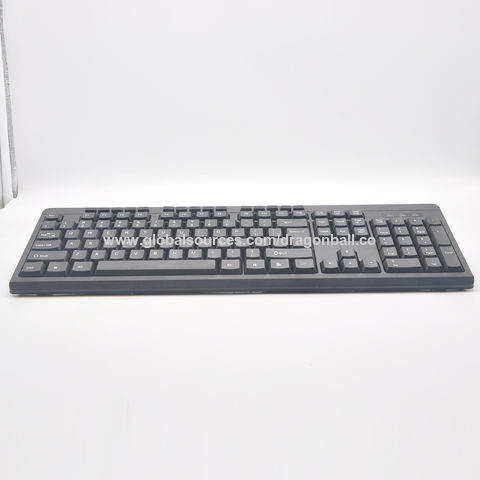 China Standard 104 key Wired membrane multimedia keyboard on Global ...