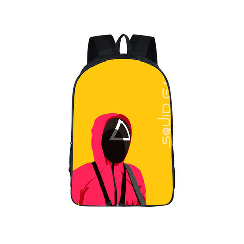 China Popular squid game backpack Korean school bag student backpack ...