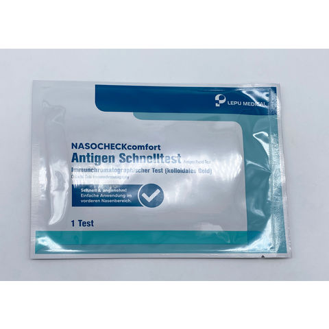 China Stock LEPU Rapid Test Kit Self Test COV-ID-19 Nasal Antigen Rapid ...