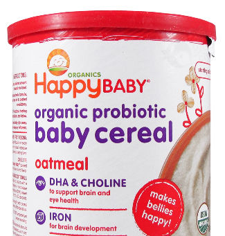Organic Brown Rice Happy Baby Cereal, Organic Brown Happy Baby Cereal ...