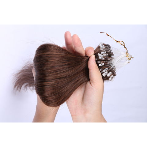 China Loops hair extensions Micro ring Hair extension remy human hair ...