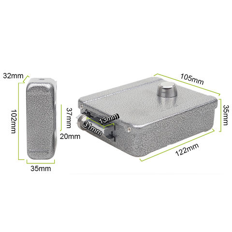 China Single Cylinder 12V Electric Control Lock Door Security Access ...