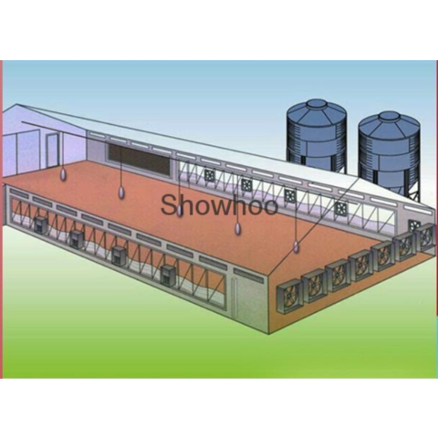 China Prefab Poultry Closed House System With Full Set Automatic ...