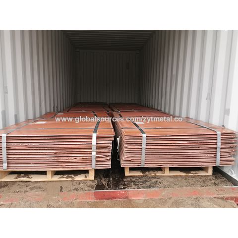 China Copper Cathode 99.99% /Electrolytic Copper Price copper cathode ...
