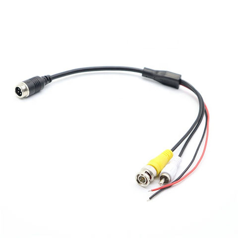 China Waterproof aviation to BNC RCA connector 4 pin aviation rca ...