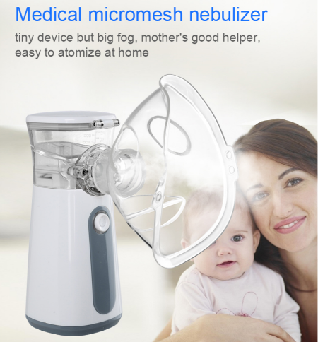Battery Operated Mesh Nebulizer Machine Personal Steam Inhalers, Mesh ...