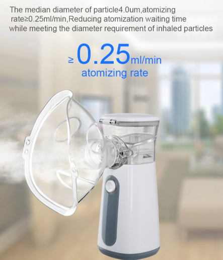 Battery Operated Mesh Nebulizer Machine Personal Steam Inhalers, Mesh ...
