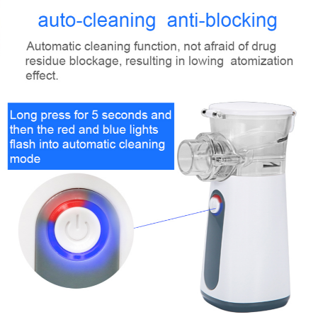 Battery Operated Mesh Nebulizer Machine Personal Steam Inhalers, Mesh ...