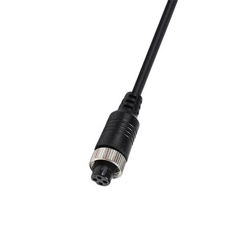 China 4 pin din aviation connector rear view camera cable extension ...