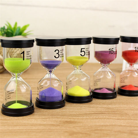 China Wholesale high quality creative home crafts plastic hourglass on ...
