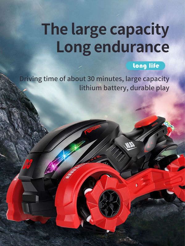 2.4G remote control RC Car toys Drift Stunt Car 360 degree rotation rc ...