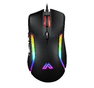 China Ultra light weight gaming hole mouse with RGB light for FPS ...
