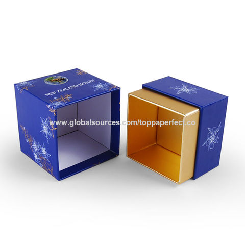 China Custom printed cardboard paper honey bottle packaging gift box ...