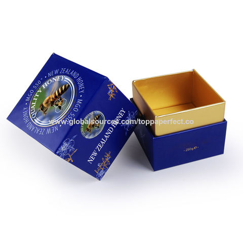China Custom printed cardboard paper honey bottle packaging gift box ...