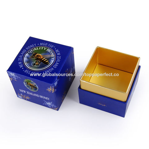 China Custom printed cardboard paper honey bottle packaging gift box ...
