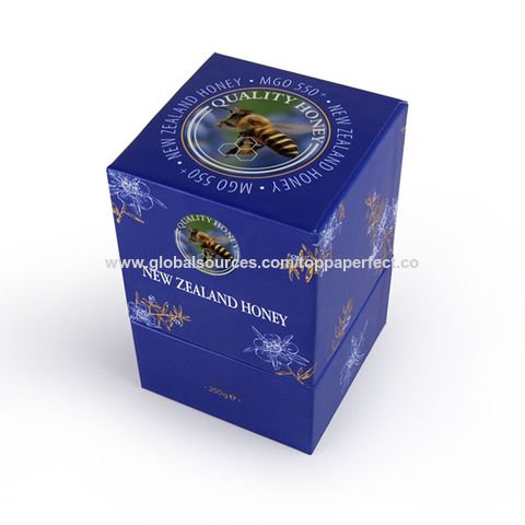China Custom printed cardboard paper honey bottle packaging gift box ...