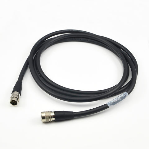 China Flexible Analog video cable 12pin Female plug HR10A-10P-12S on ...