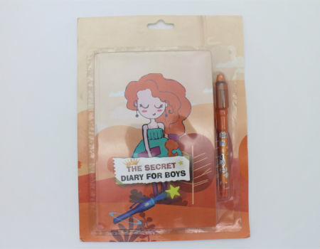 Secret diary with magic ballpoint pen Hardcover notebook for kids with ...