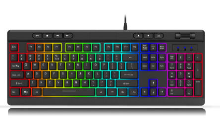 China Full Sized RGB Keyboard with Volume Wheel on Global Sources,RGB ...