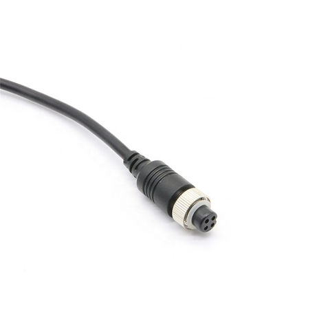 China 4 pin waterproof connector male female mdvr rear view camera m12 ...