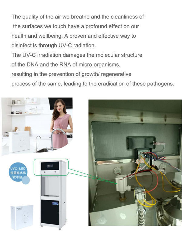 China High power uvc led water disinfection module for school water ...