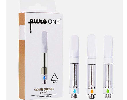 China Wholesale empty 0.8/1.0ml disposable Pure one Cart with Packaging ...