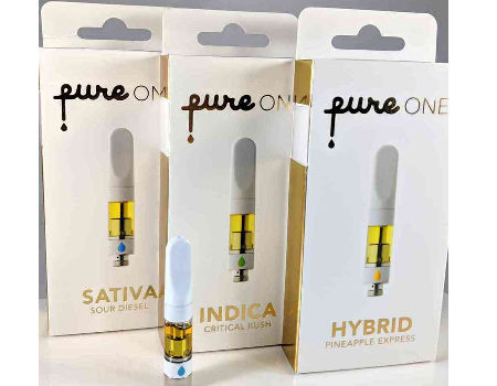 China Wholesale empty 0.8/1.0ml disposable Pure one Cart with Packaging ...