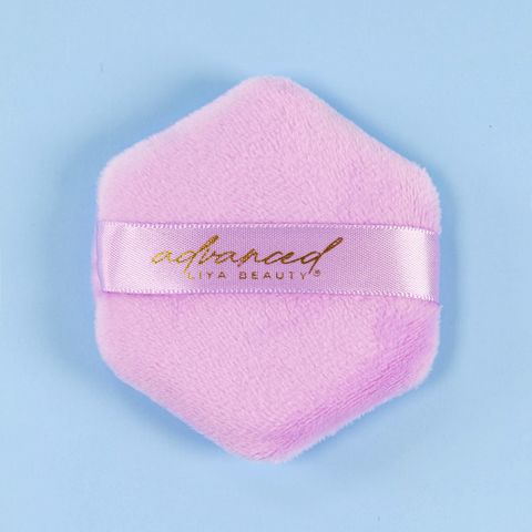 China Soft cosmetic powder puff makeup application tool triangle cotton ...