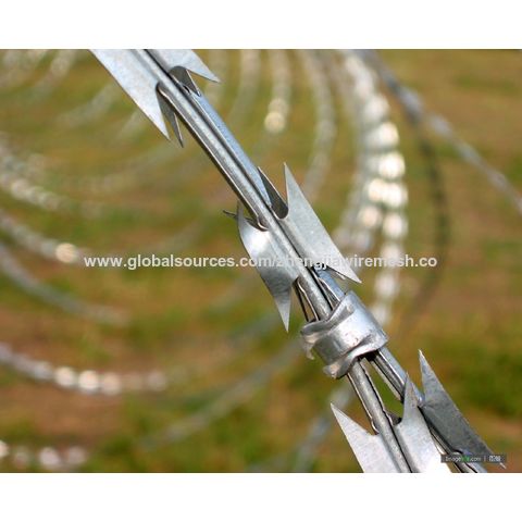 China BTO22 CBT65 Razor barbed wire on Global Sources,Military razor ...