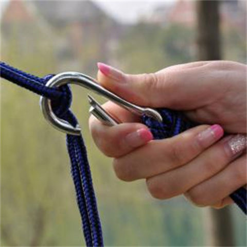 China Customized outdoor climbing camping ring aluminum carabiner hook ...