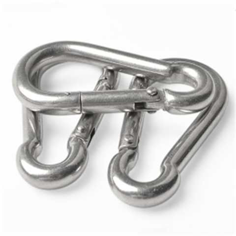 China Customized outdoor climbing camping ring aluminum carabiner hook ...