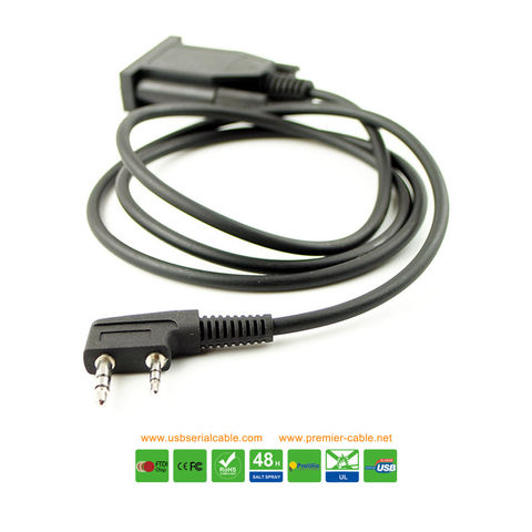 China Kenwood Two Way K Type to RS232 Female Adapter Radio Programming ...
