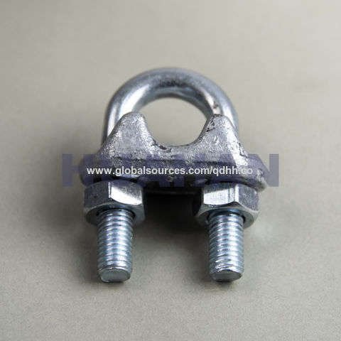China Italian Type Drop Forged Wire Rope Clips, Hot-dipped Galvanized ...