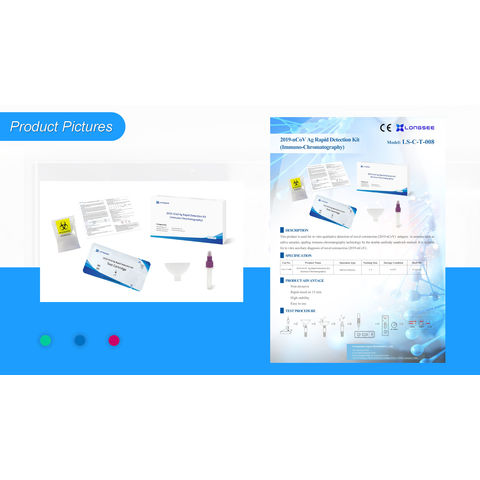 China 2019 nCo V AG Rapid Detection Kit Saliva Antigen Rapid Test Kit ...