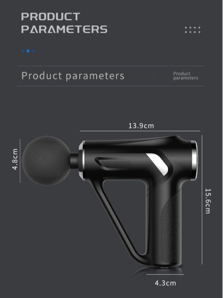 China Newest Mini Vibration Triangle Massage Gun Electric USB Portable ...