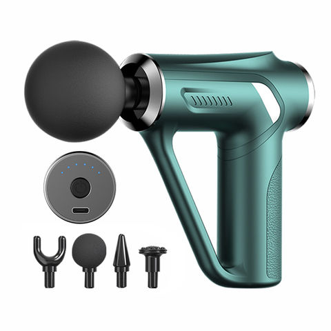 China Cheapest Triangle Mini Massage Gun Button Type Mini Fascia Gun ...
