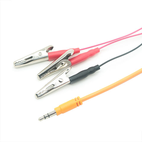 China Ni-Plated 3.5mm Audio Plug to Alligator Clip Crocodile test 3 ...