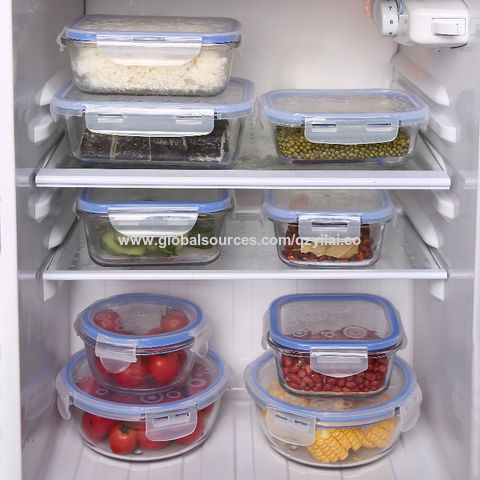 China PC Food Container Set Buckle Storage Box Plastic Airtight Food ...