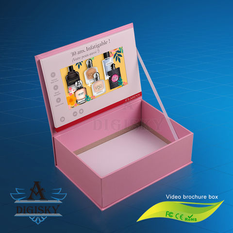 China Customized LCD video brochure box 7 inch screen,custom video ...