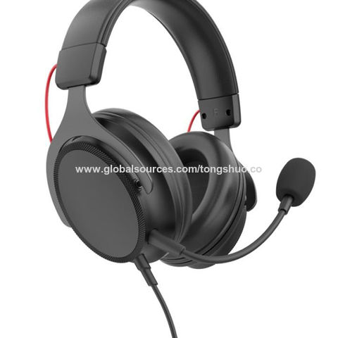 China Compatible overears stereo wired headband headphone long cable ...