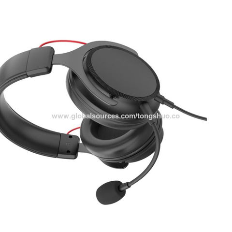 China Compatible overears stereo wired headband headphone long cable ...