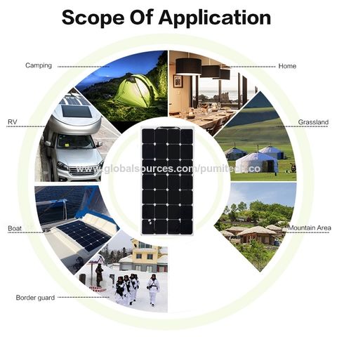 China 110W Semi-flexbile solar panel ETFE solar panel for marine on ...