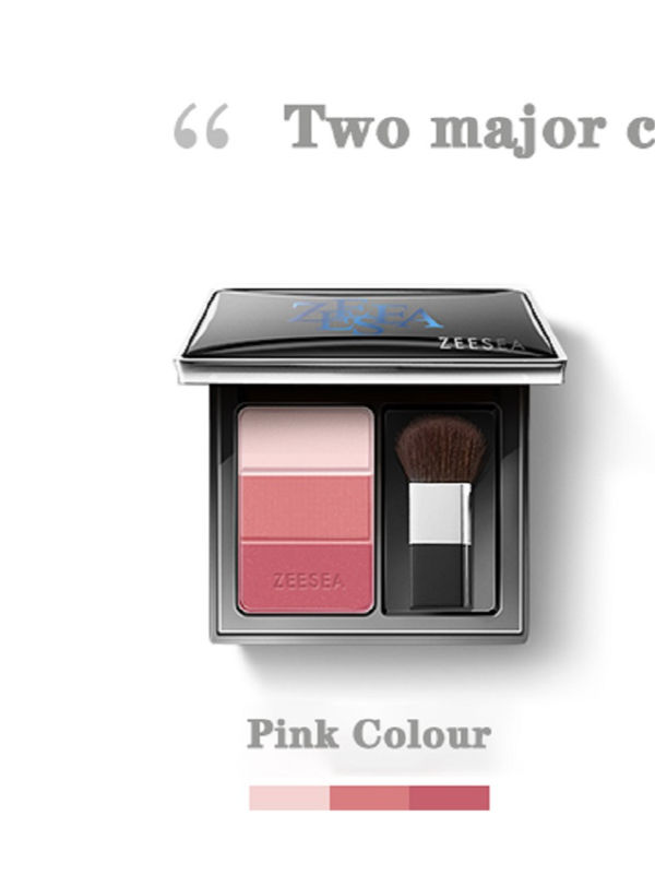 Three color blush,makeup,cosmetics, zeesea blush three color blush make ...
