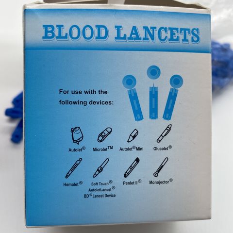 China Factory safety lancet blood lancets hospital use lancet needle on ...