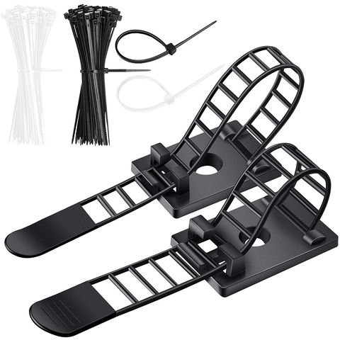 China Adjustable Self-Adhesive Nylon Cable Tie mounts Cable Straps Cord ...