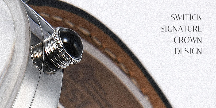 SWITICK 38mm Unisex Stainless Steel Quartz Analog Watch with Leather ...