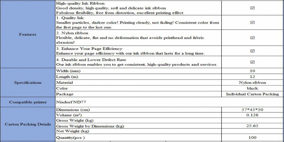 ATM/POS Ribbon cartridge ribbon for Nixdorf printer PR-ND77, cheap ink ...