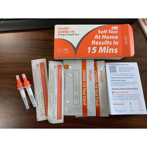 China Stock US FDA EUA iHealth Antigen Rapid Test Kit Original Self ...