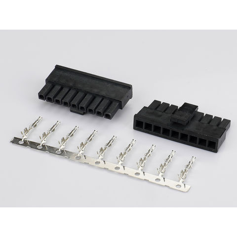 China Micro Fit 3.0 Molex Housing connector 9 pin crimping terminal ...