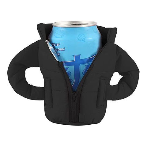 China Can cooling jacket insulation puffed coat cover for beer can Wine ...